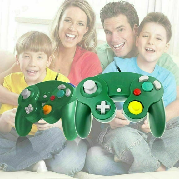 2 Pack Wired NGC Controller Gamepad for Nintendo GameCube GC & Wii U ...