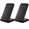 Yourtronics 2 Pack Wireless Fast Charger Stand, 15W Type-C Dock For ...