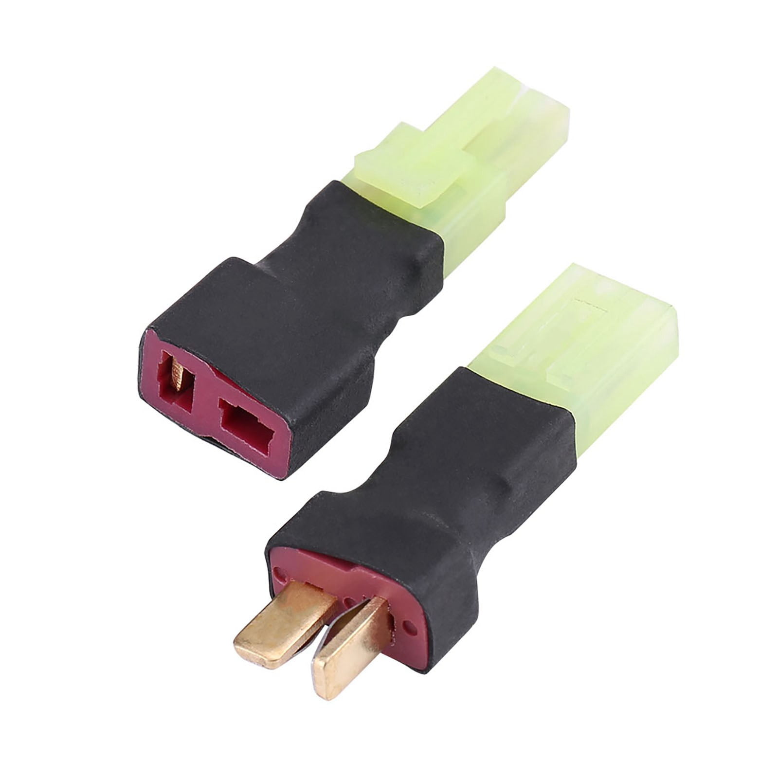 2-Pack Wireless T-Plug Male/Female to Mini Tamiya Female/Male Connector ...