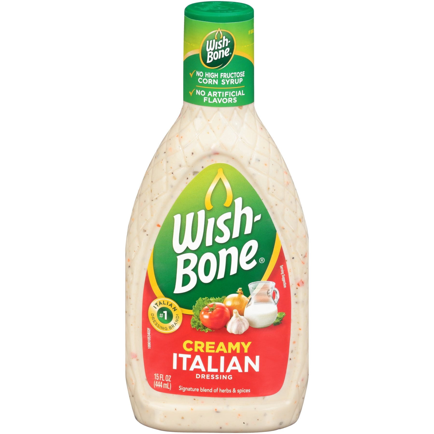 ( 2 Pack ) Wish-Bone Creamy Italian Salad Dressing 15 Fl Oz - Walmart.com