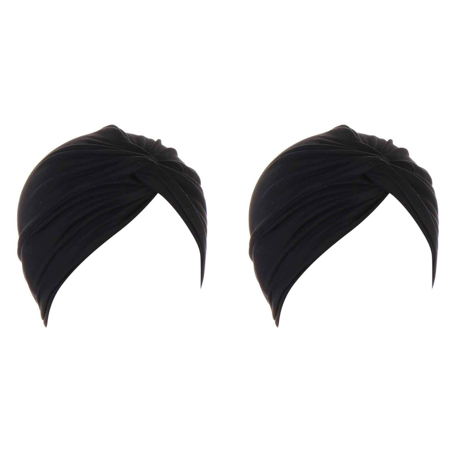 2 Pack,Women Turbans Knot Tied Bonnet Cap Headwraps Hats Padres Retro ...