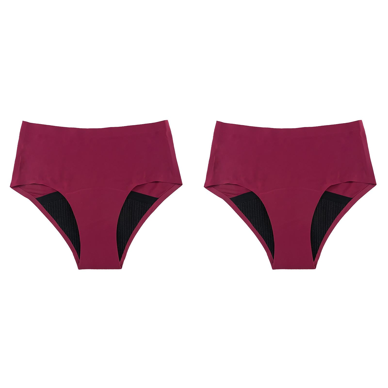 2 Pack Women's Black High Waisted Swim Dresses for Older Women Underwire Menstrual Underwear ...