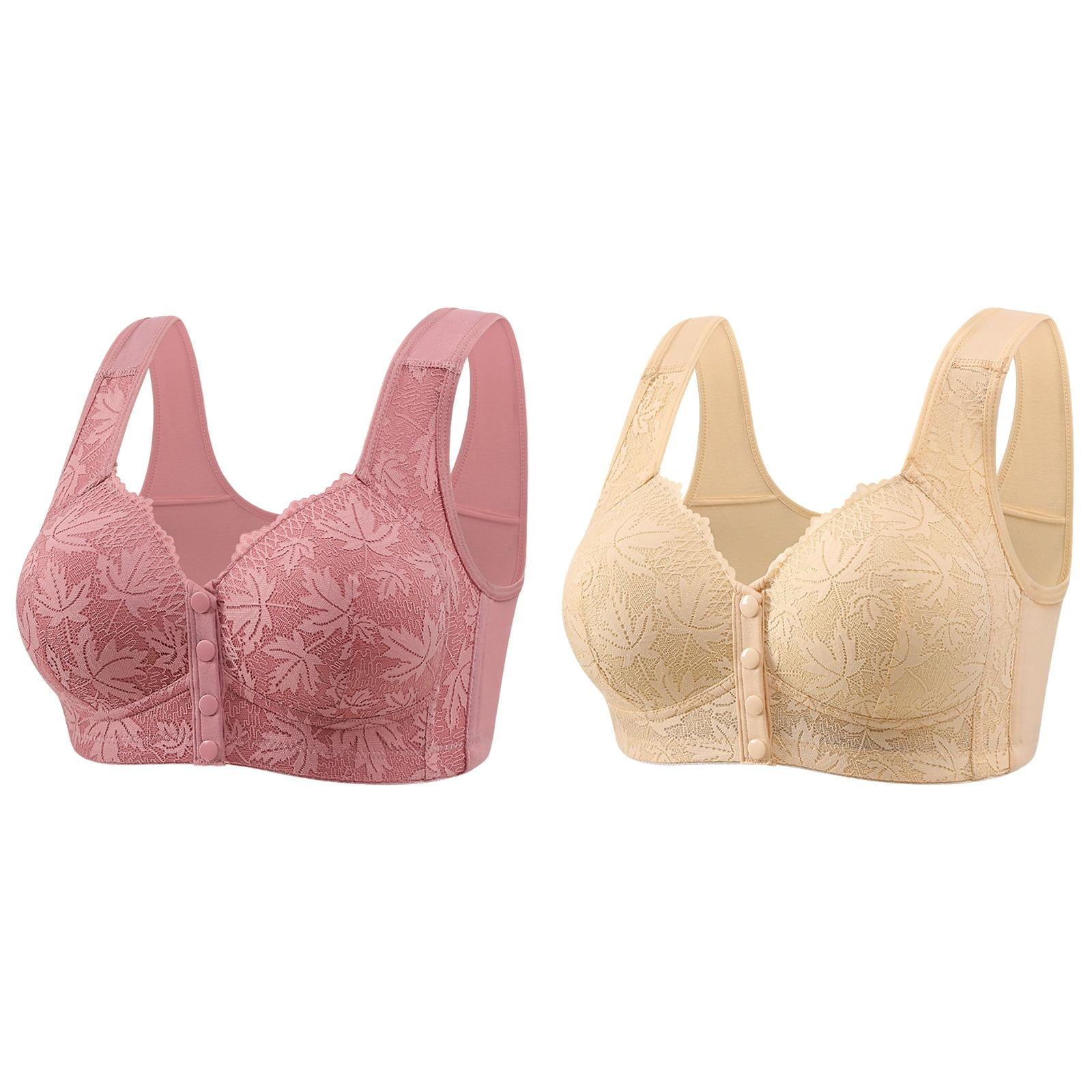 2-Pack,Women's Comfortable And Transparent Shoulder Strap Cordless Backless Spongeless With ...