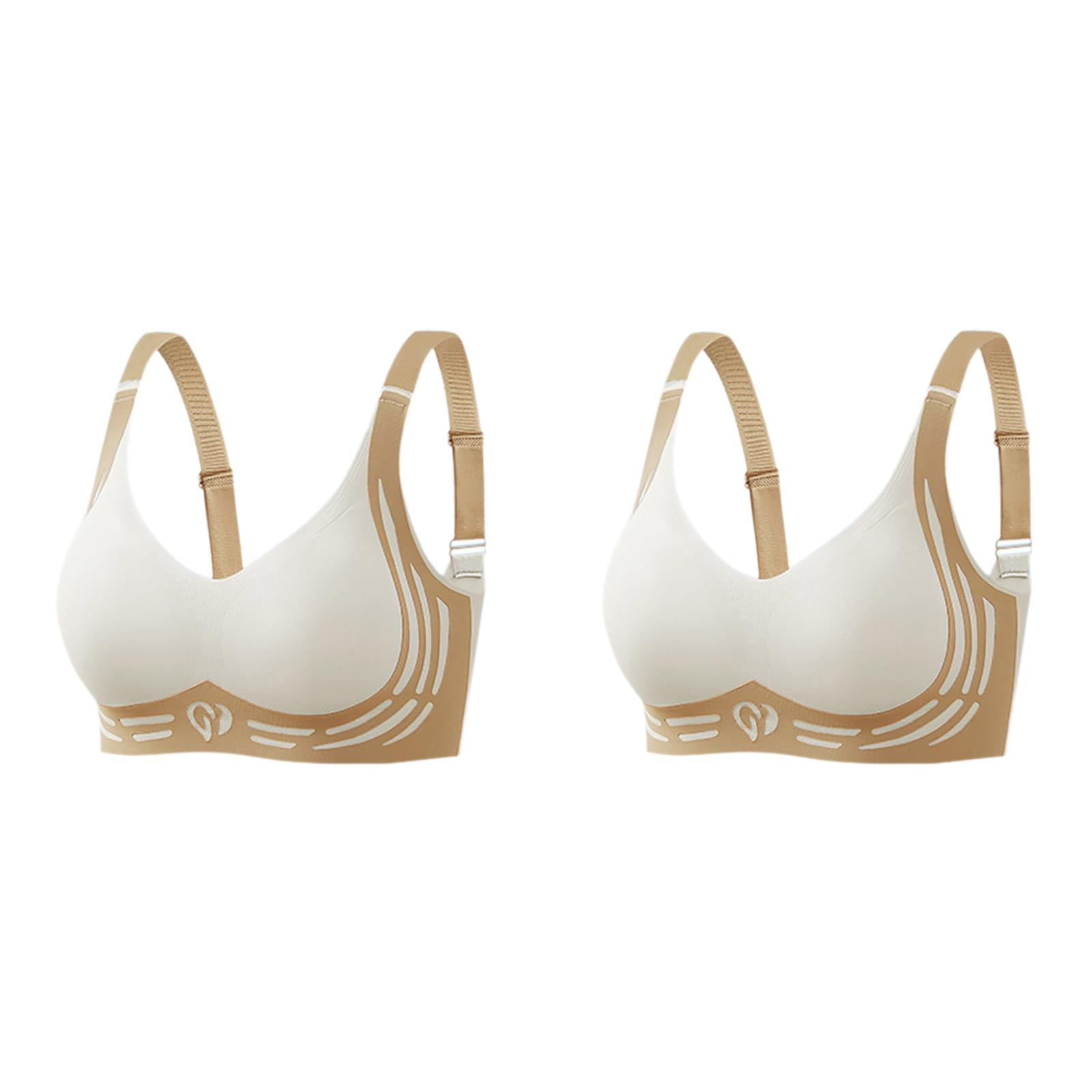 2 Pack,Women's Comfortable And Transparent Shoulder Strap Cordless ...