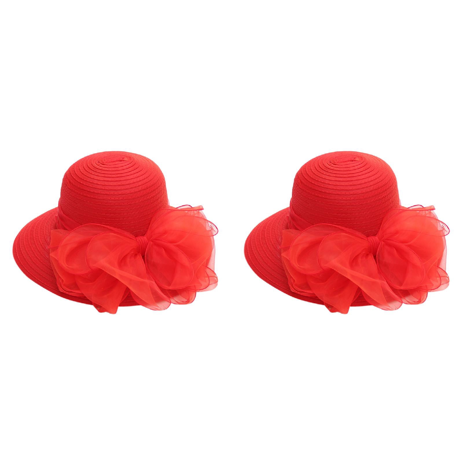 2 Pack,Women's Dress Fascinator Bridal Cap British Tea Party Wedding ...