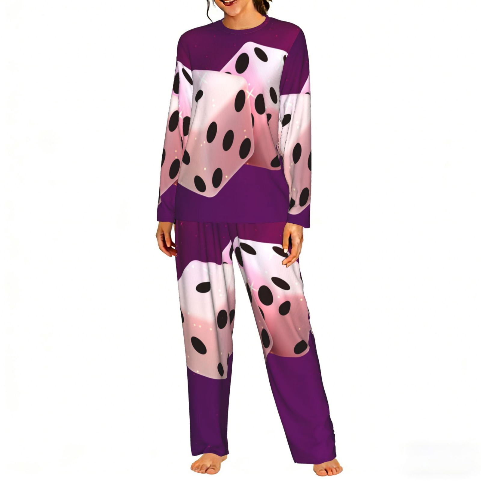 2 Pack Women's Pajamas Set Sleepwear Loungewear Pjs Sets with Pockets ...