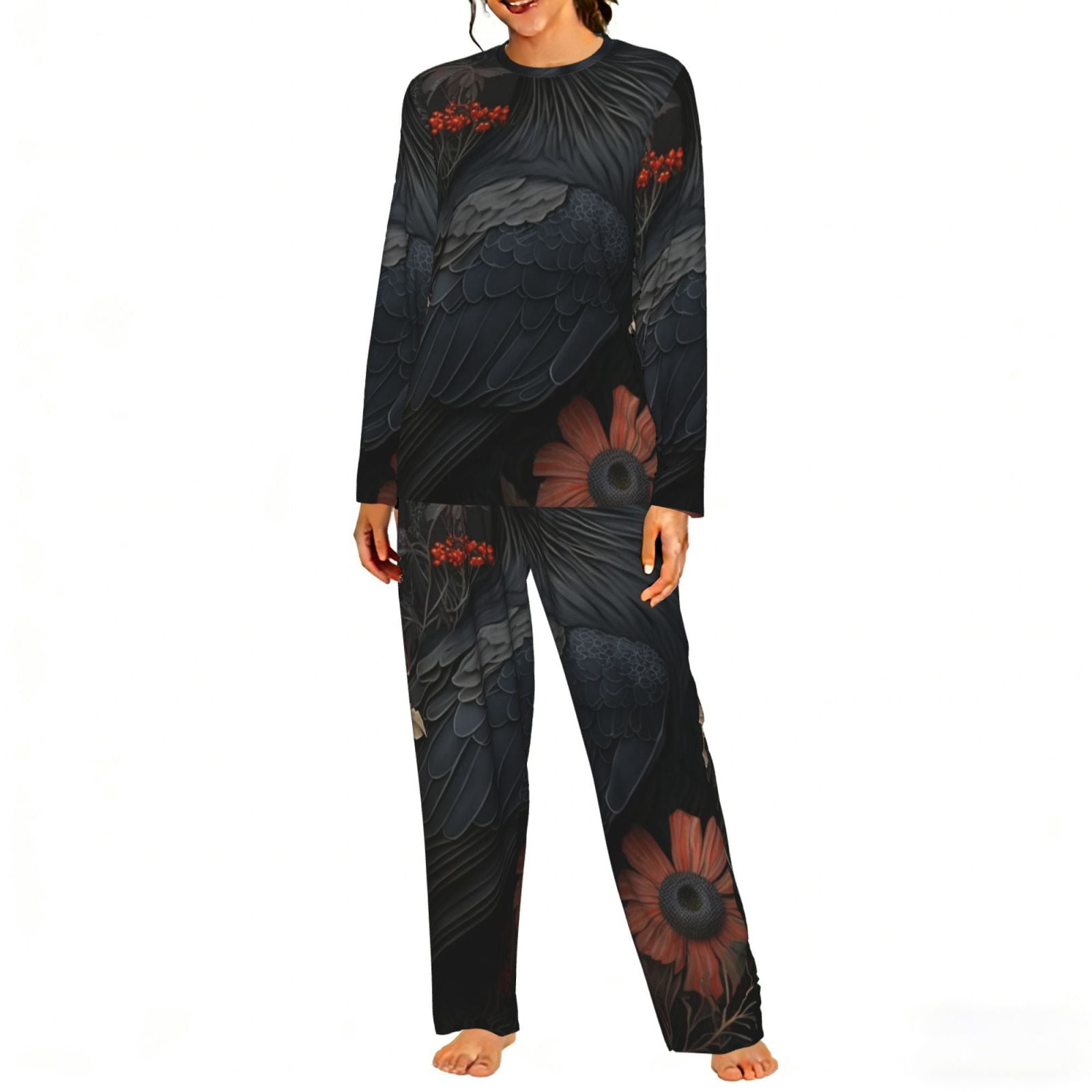 2 Pack Women's Pajamas Set Sleepwear Loungewear Pjs Sets with Pockets ...