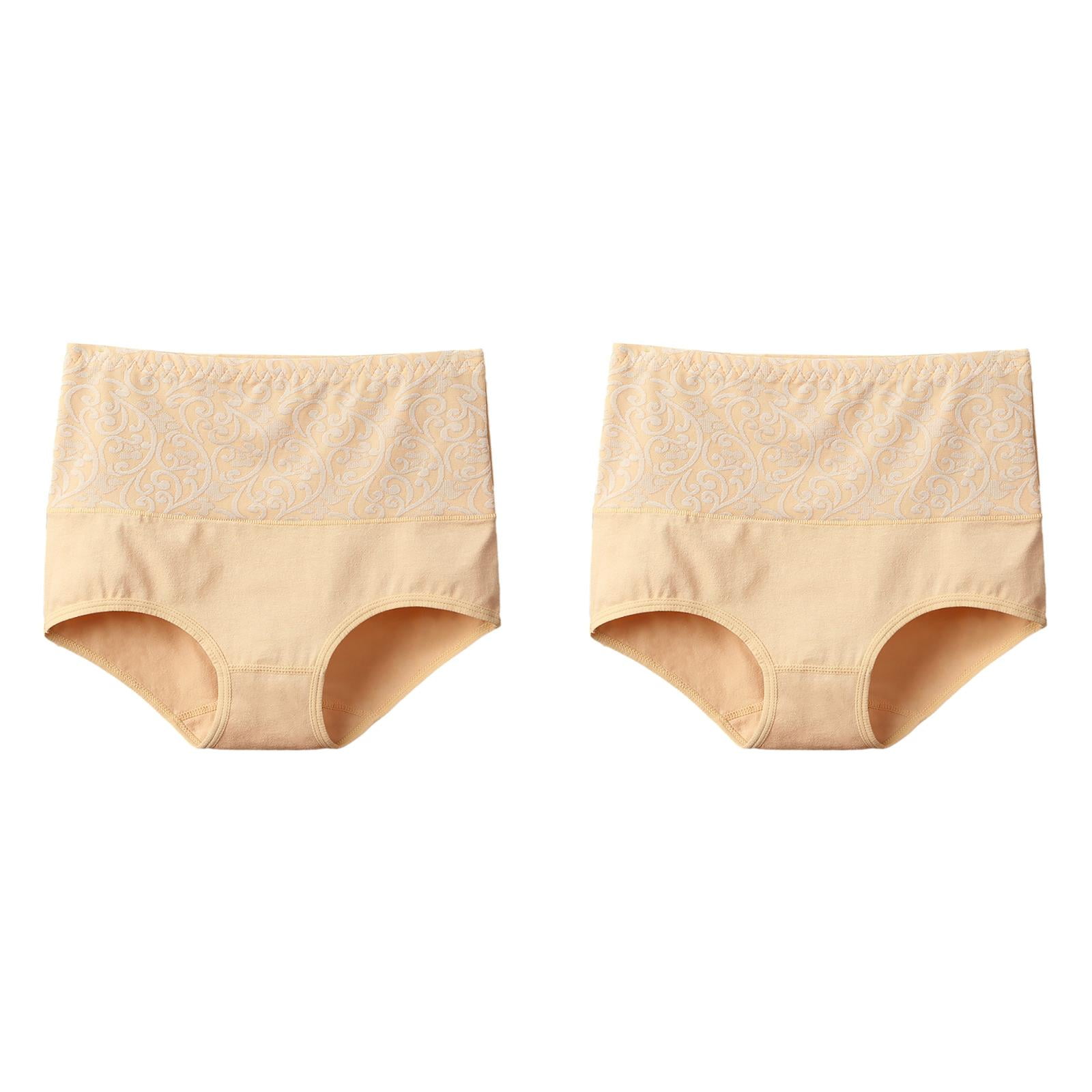 2 Pack,Women's Solid Color Underwear High Waisted Underwear Womens Wool ...