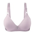 2 Pack Womens Bras No Underwire Lace Wireless Push Up Plunge Support ...