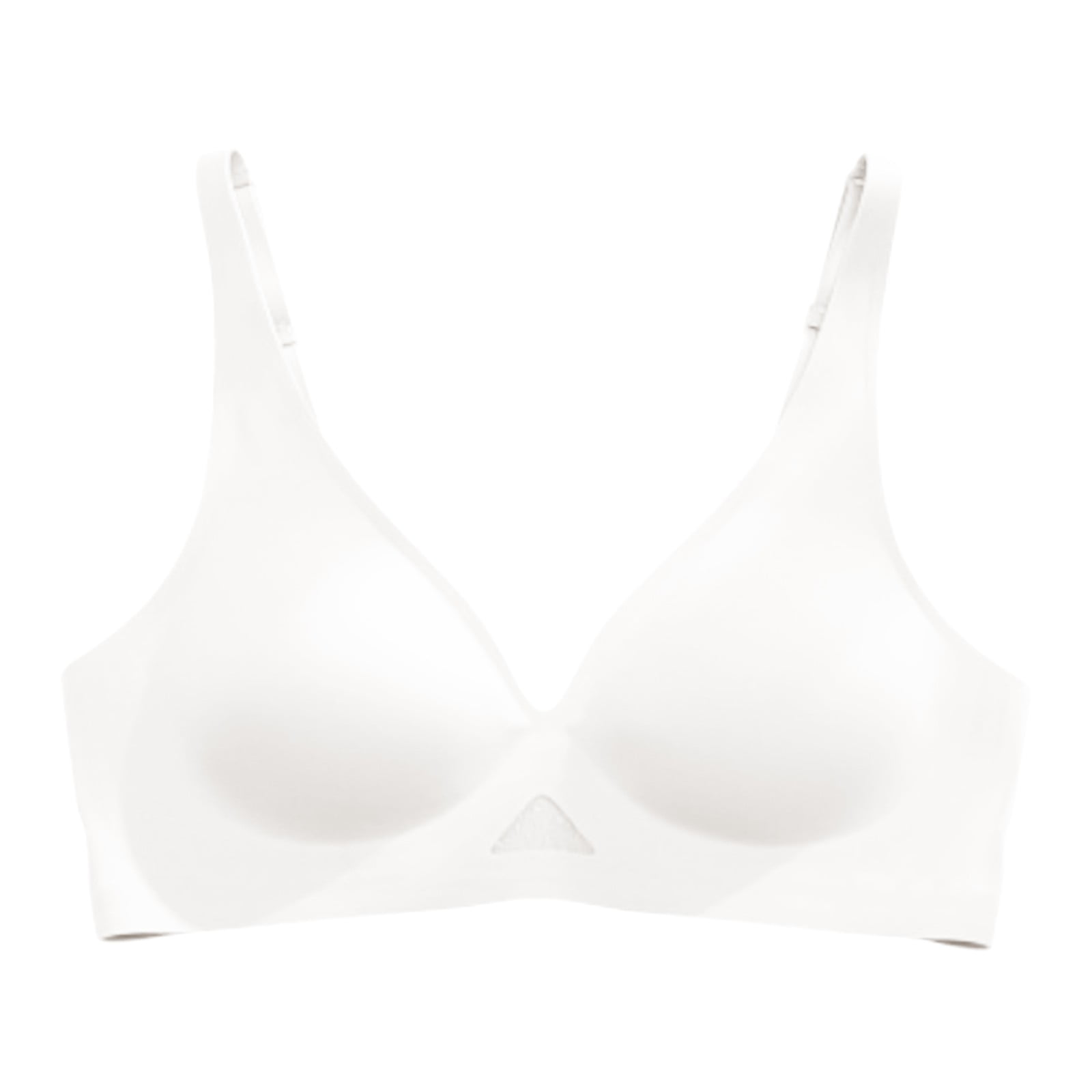 2 Pack Womens Bras No Underwire Support Gel Strip Seamless Thin ...