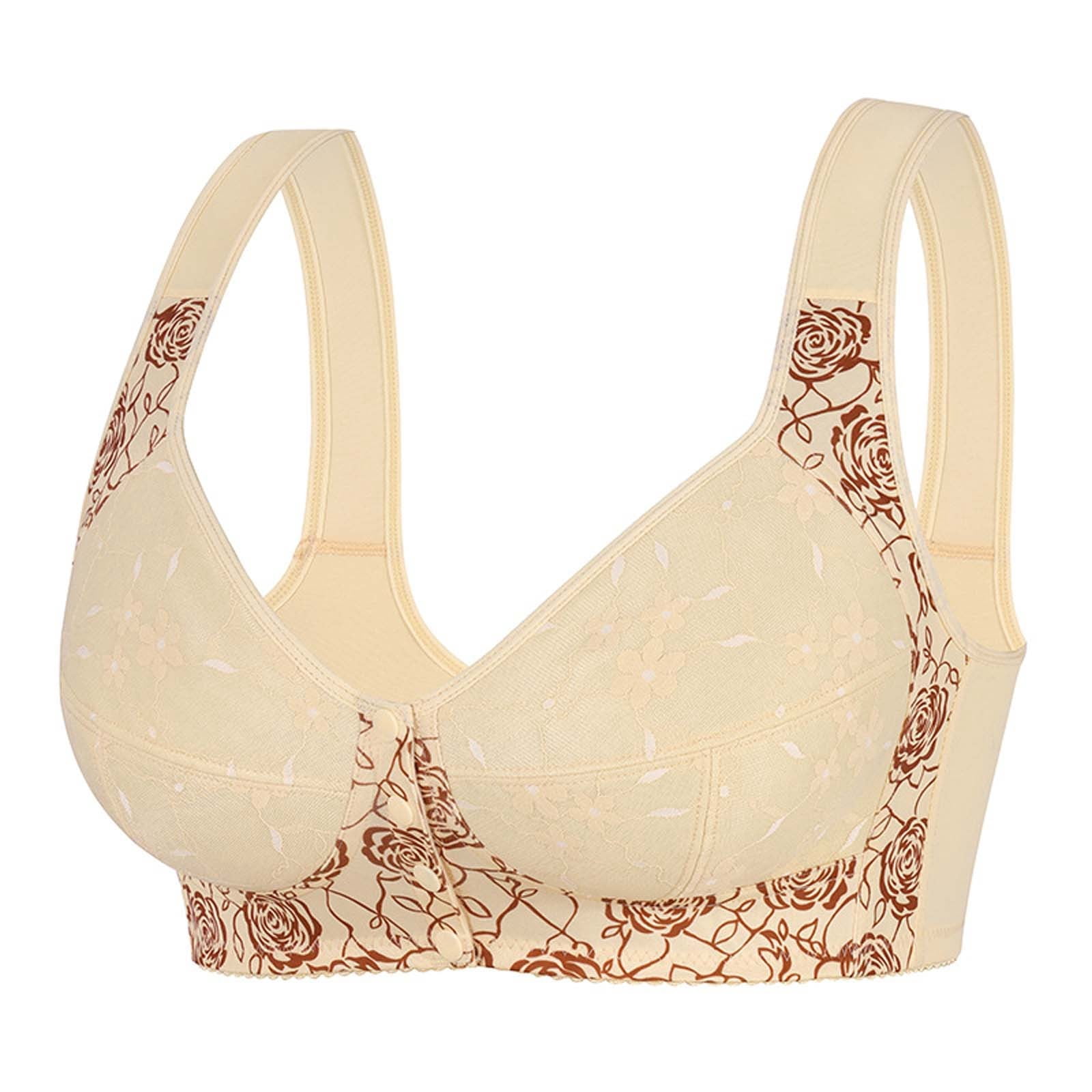2 Pack Womens Bras Size Front Buttoned Lingerie Backless With ...