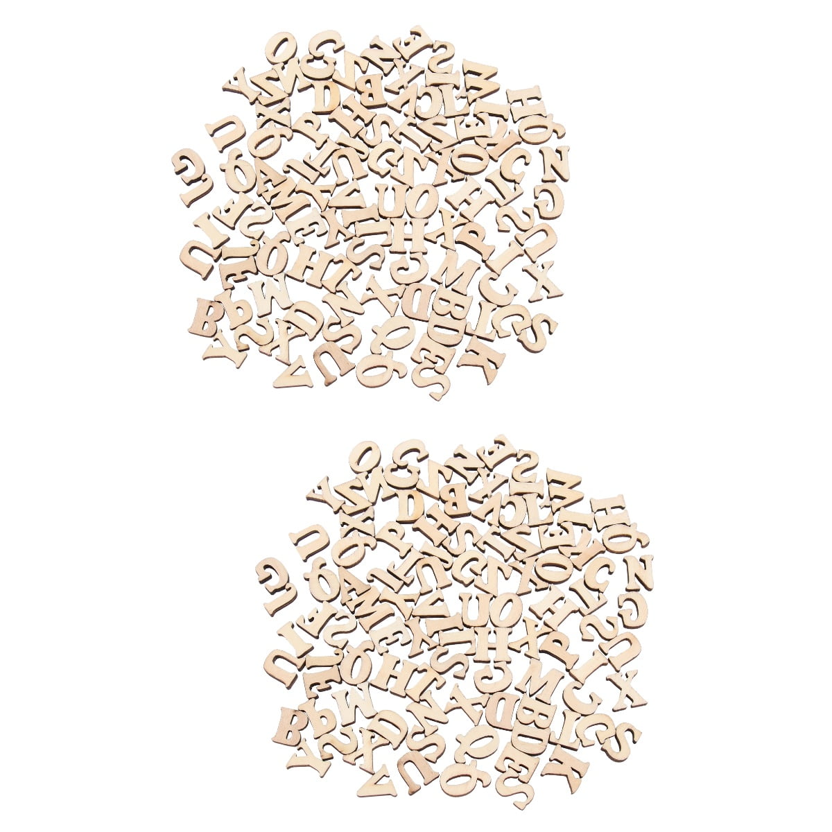 2 Pack Wooden Alphabet Letters Discs Bulletin Board Decorations ...
