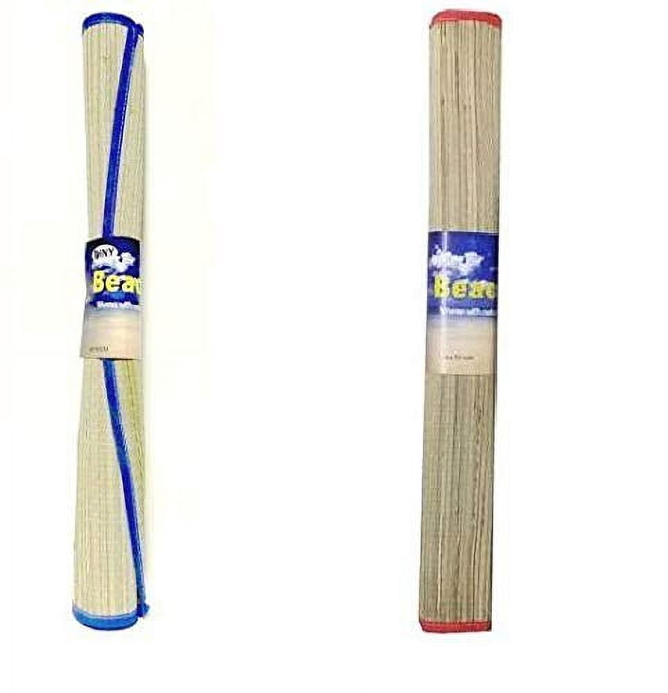 2 Pack Woven Straw Beach Mat Yoga Mat Picnic Camping Party Mat With ...