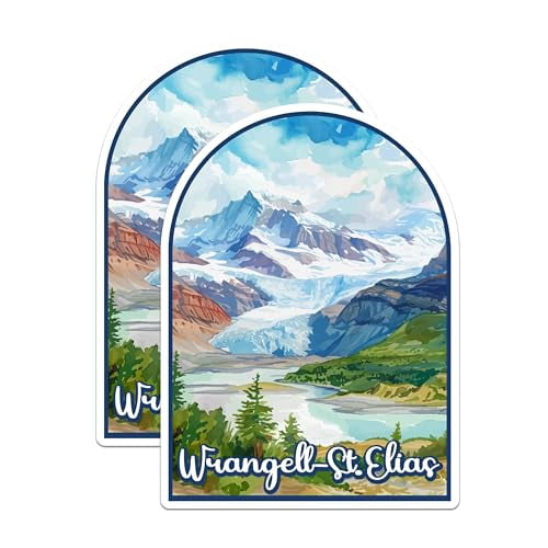 (2 Pack) Wrangell - St Elias National Park Bumper Magnet - US National ...