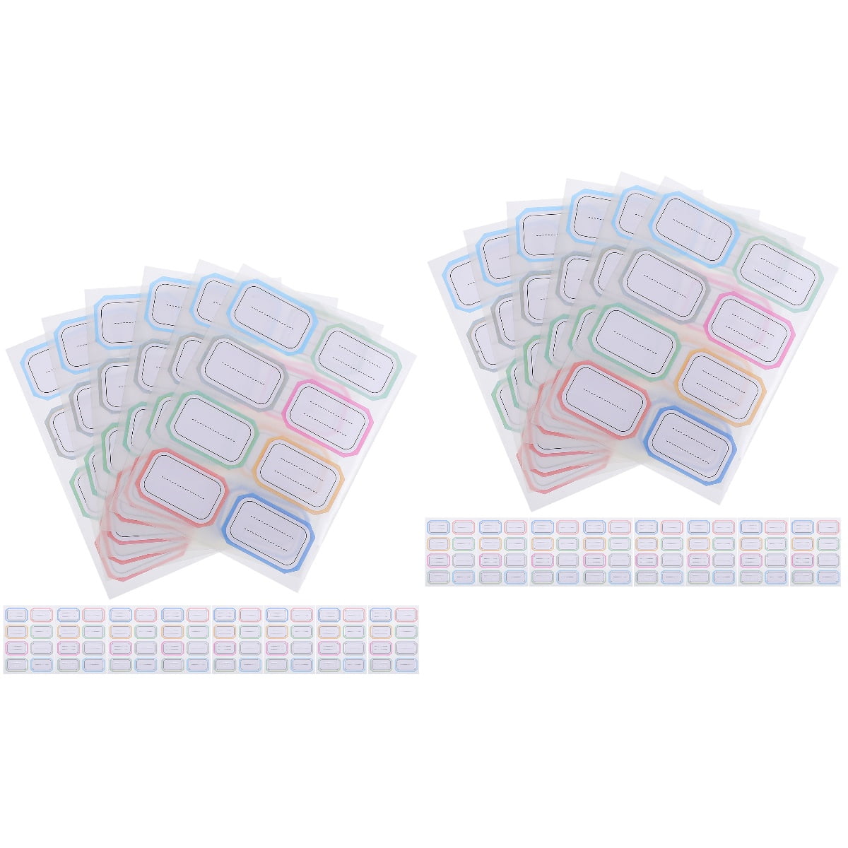 2 Pack Writable Sticker Transparent Lace Stickers Self Adhesive ...