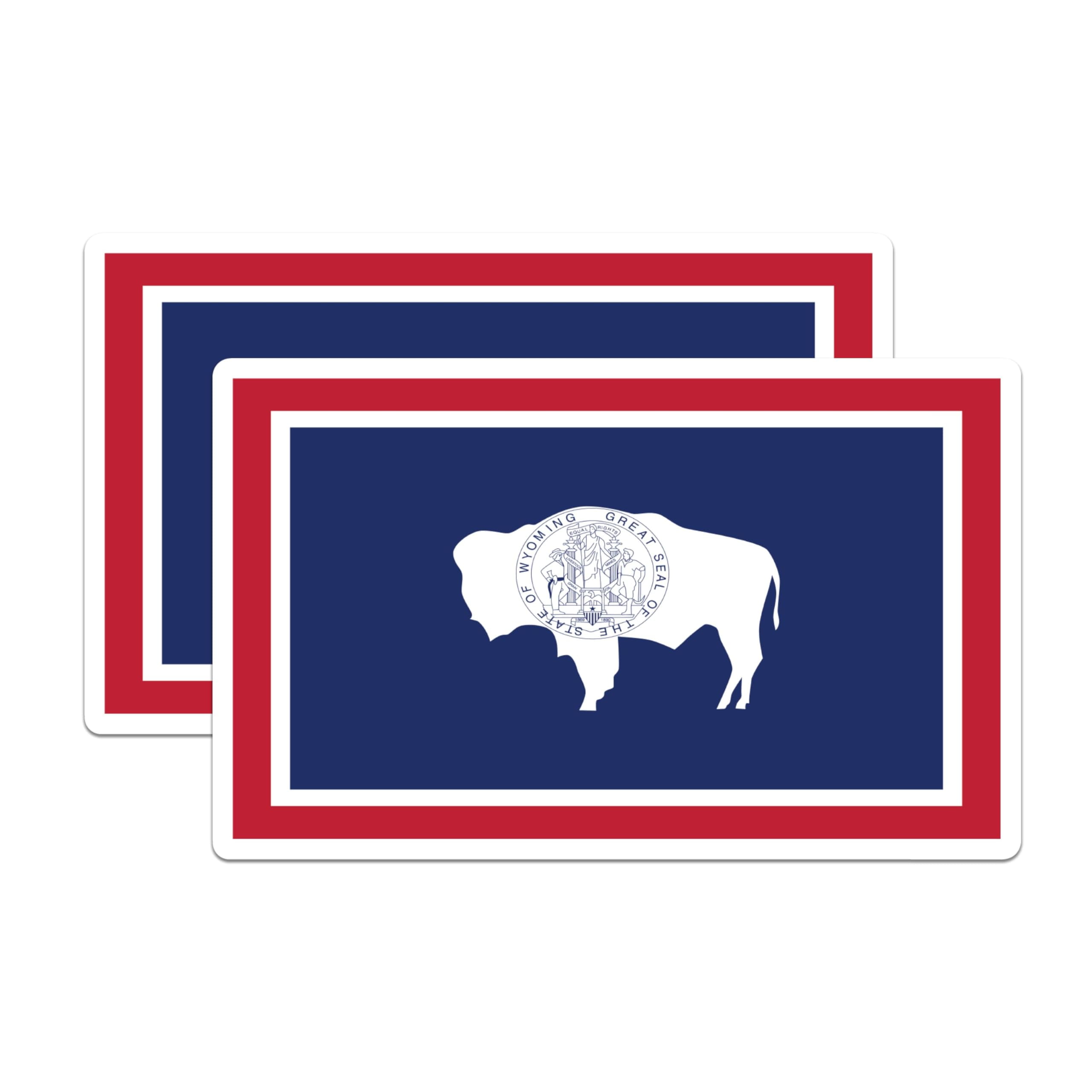 (2 Pack) Wyoming State Flag Magnets - WY State Flag Magnet - Choose ...