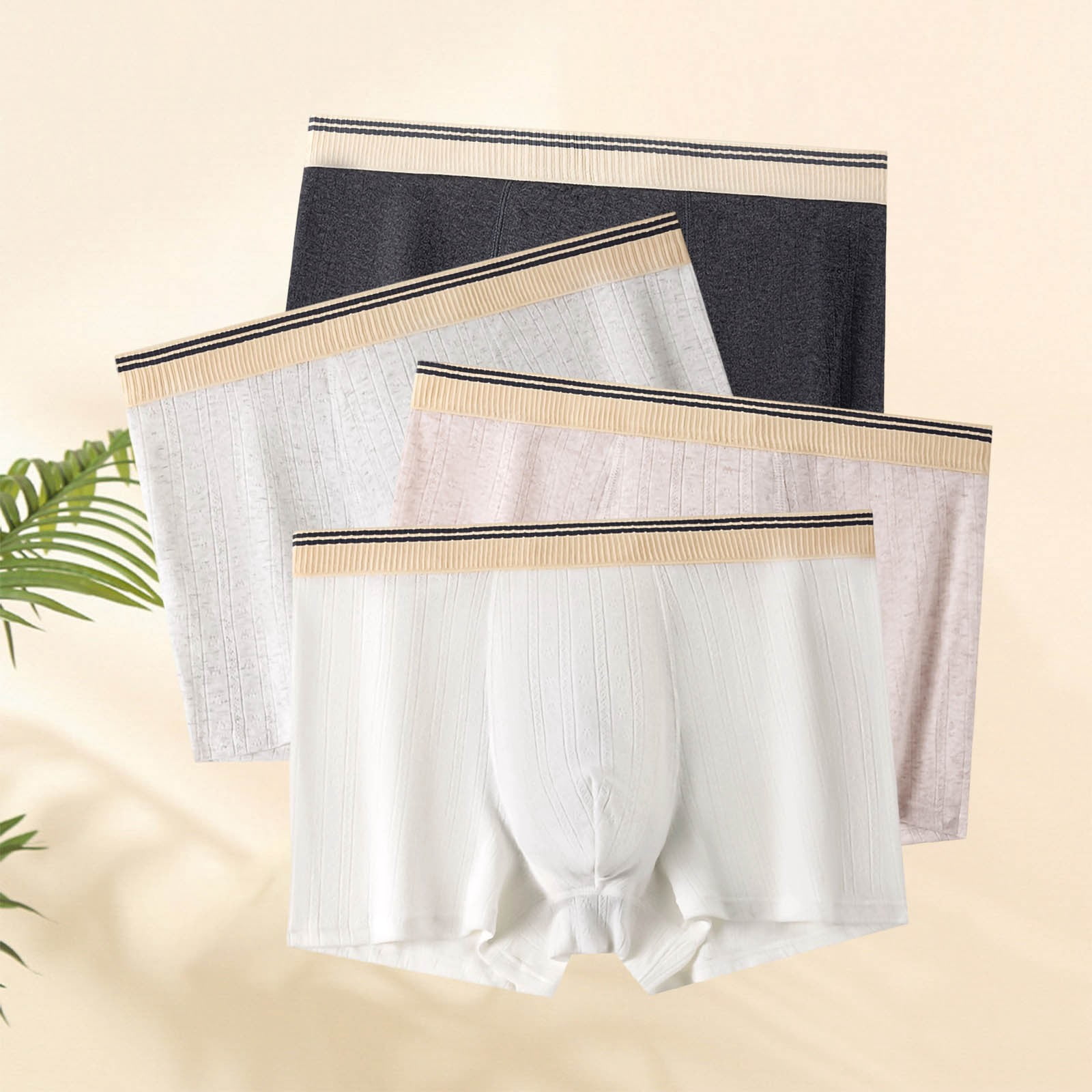 2 Pack XL-4X Plus Size Mens Big & Tall Underwear Boxer Briefs ...