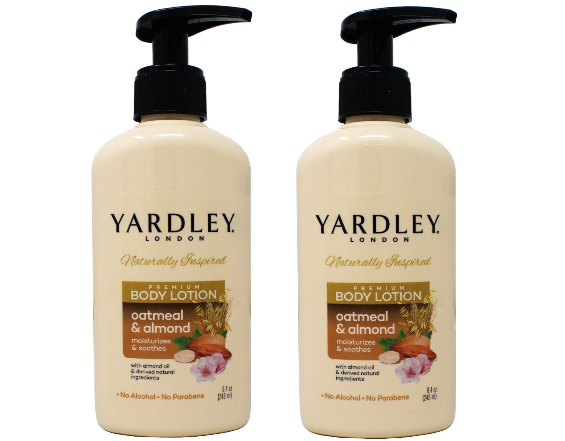 2 Pack - Yardley London Premium Body Lotion Oatmeal and Almond ...