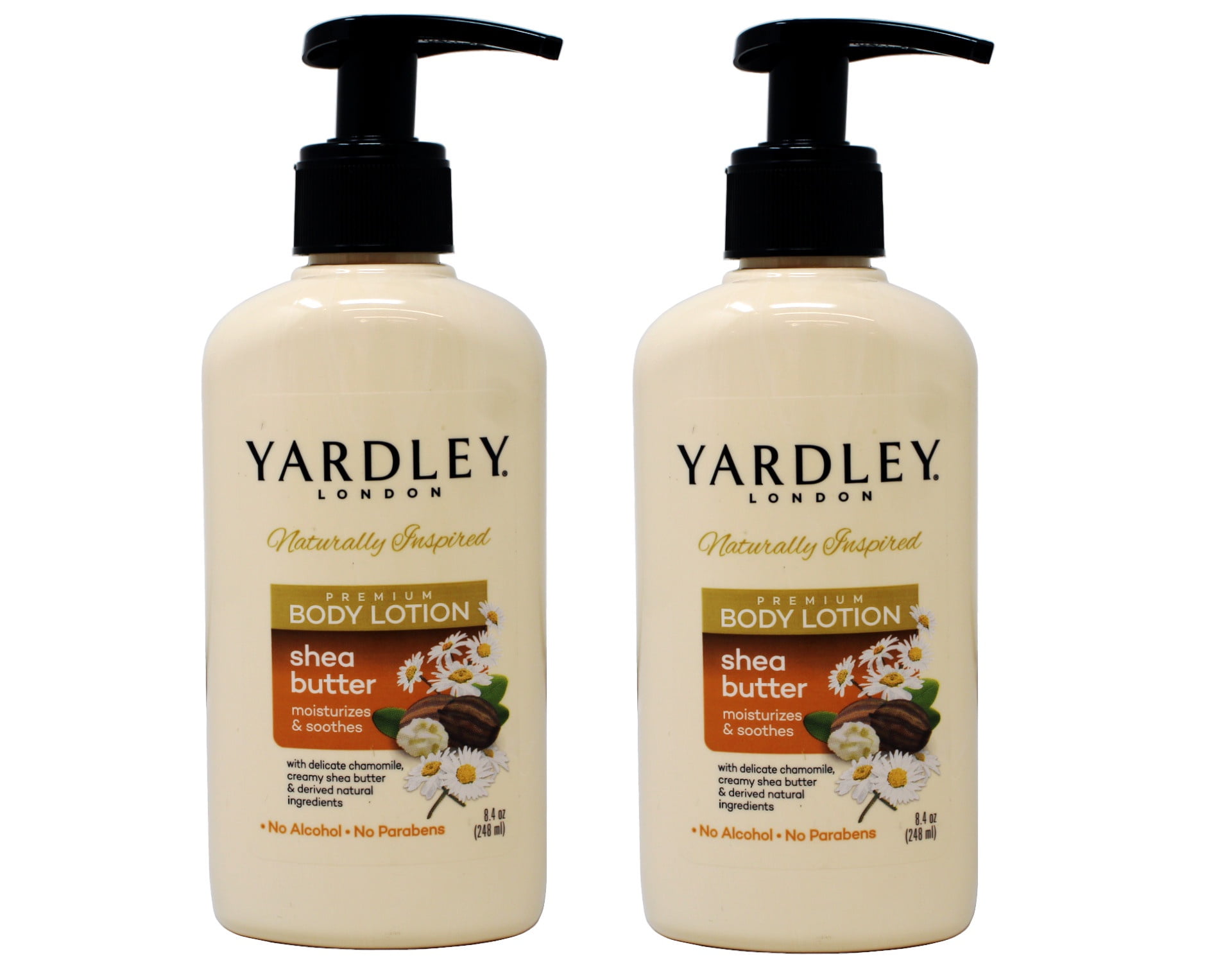 2 Pack - Yardley London Premium Body Lotion Shea Butter Naturally ...