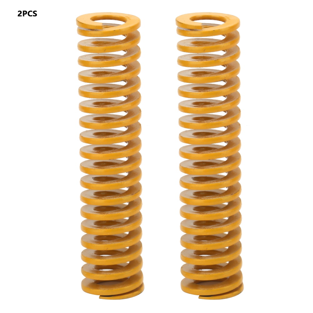 2-Pack Yellow Die Springs, 12mm OD 6mm ID, Extra Light Load, 65MN Steel ...
