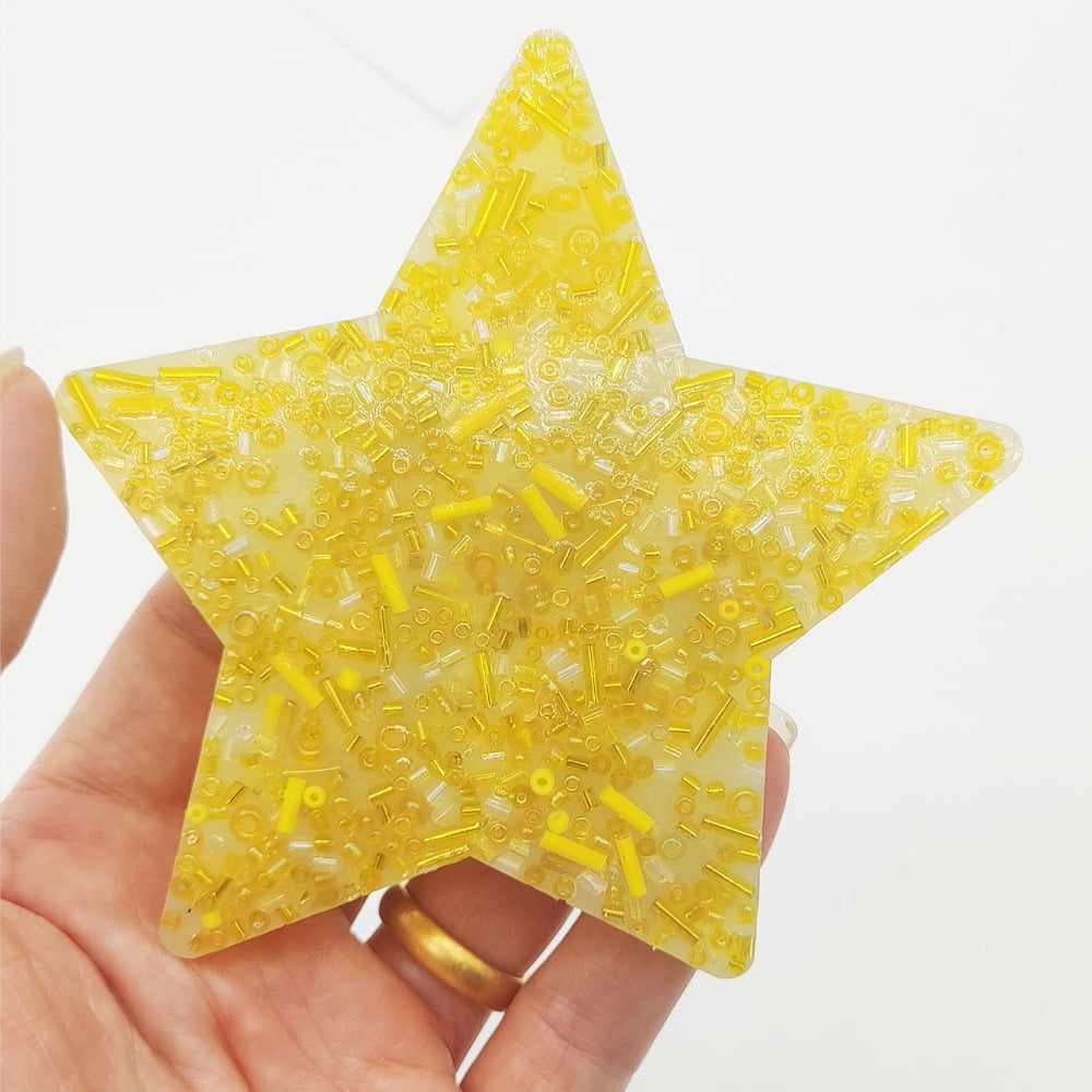 2 Pack Yellow Star Shape Picky Pad,Skin Picking Fidget Toys, Picking ...
