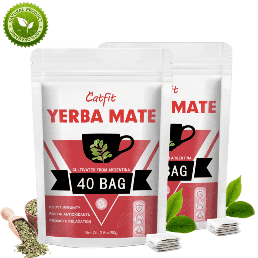 (2 Pack) CF Yerba Mate Tea Bags Organic, Rich in Antioxidant, 80 Tea ...