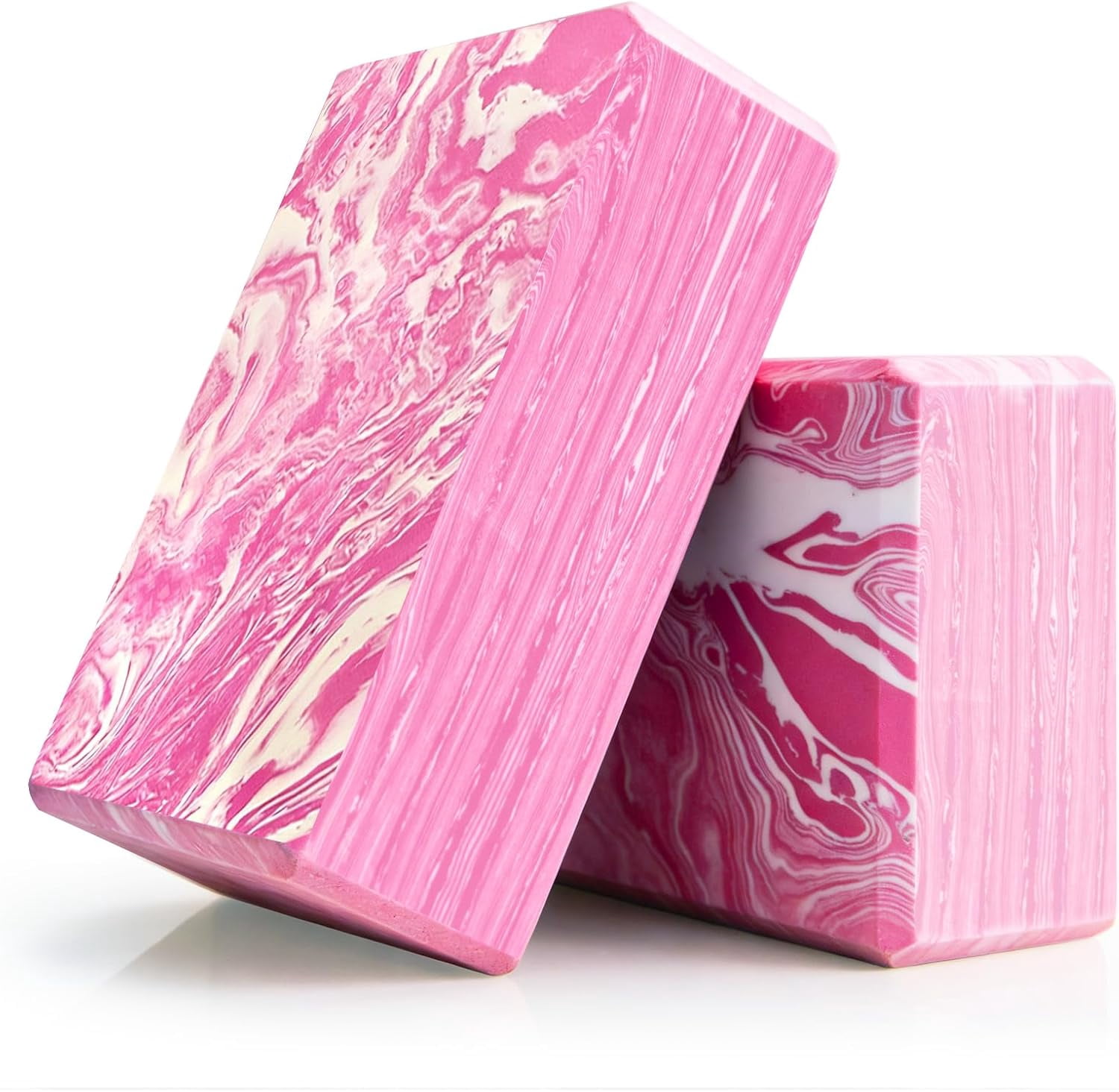 2-Pack Yoga Blocks, High-Density 9"x6"x3" Yoga Brick Foam Blocks Non ...
