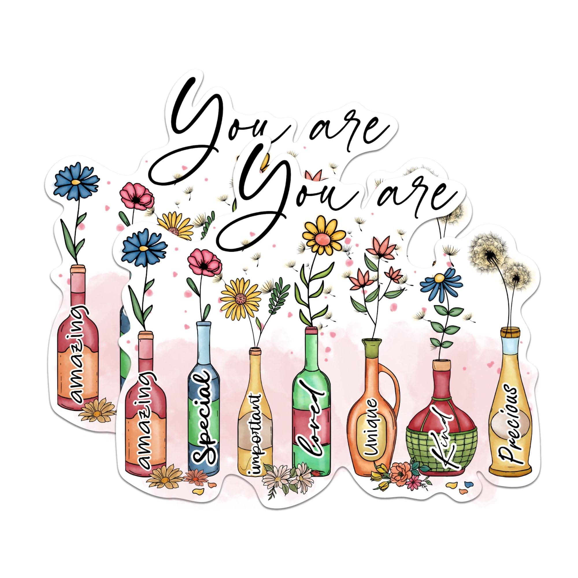 (2 Pack) You are Amazing Special Important Stickers - Positive ...