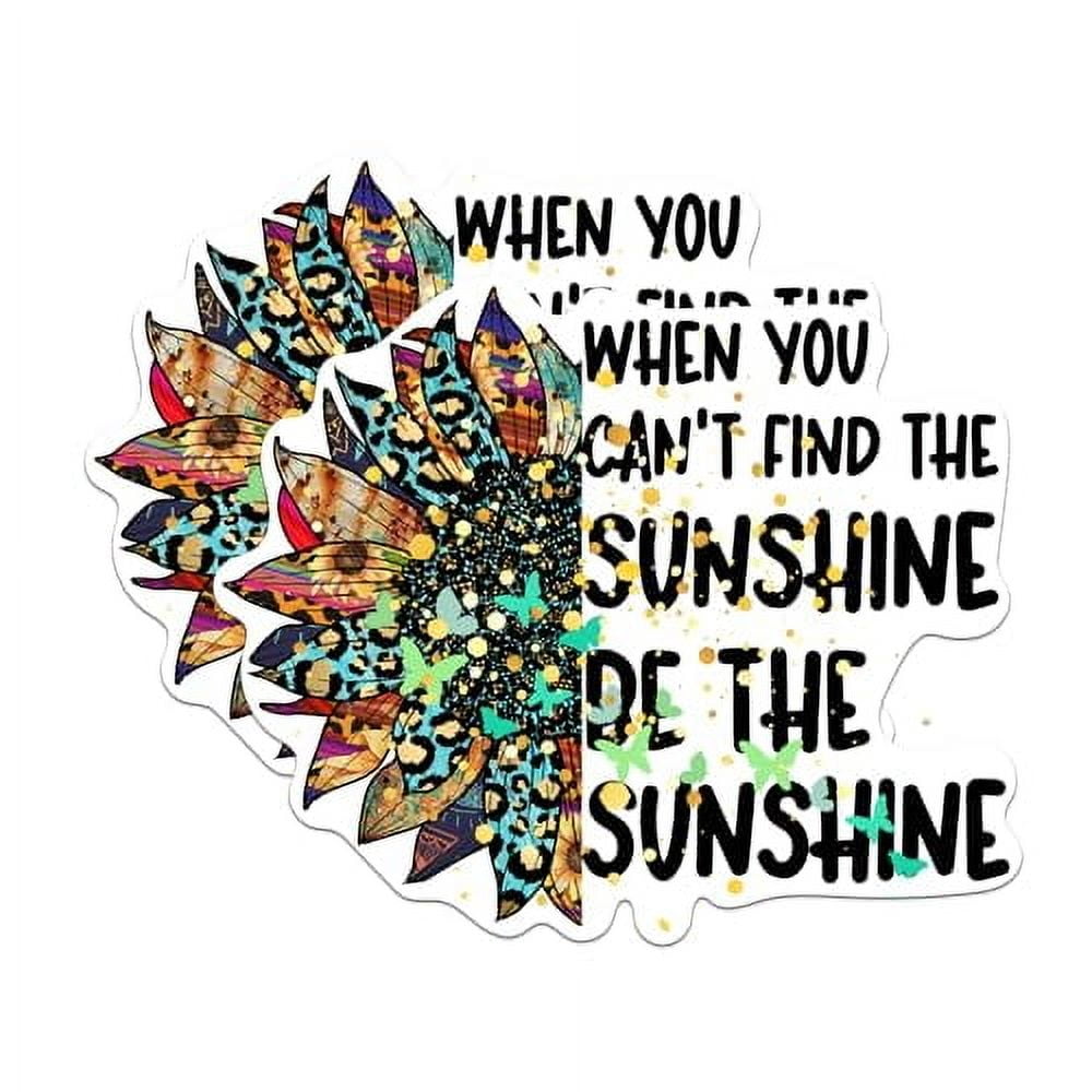(2 Pack) When You Can't Find The Sunshine Be The Sunshine Magnets ...