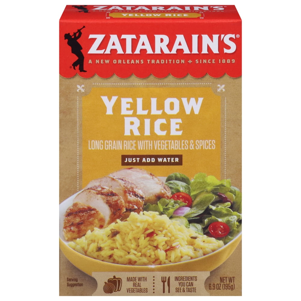 ( 2 Pack )Zatarain's Orleans Style Yellow Rice Mix - 8oz - Walmart.com