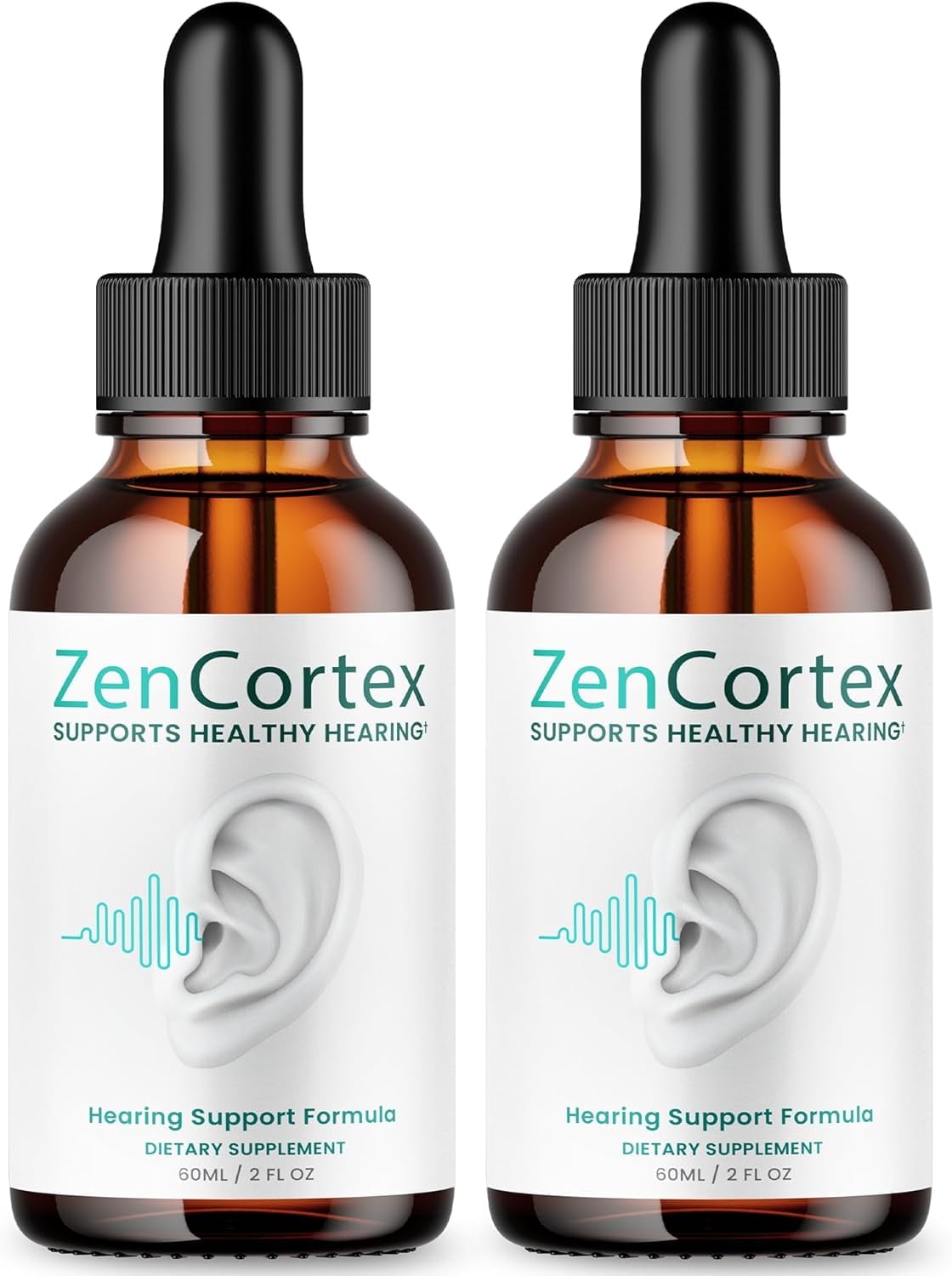 (2 Pack) Zencortex For Tinnitus Relief - Zencortex Drops for Ears, Zen ...