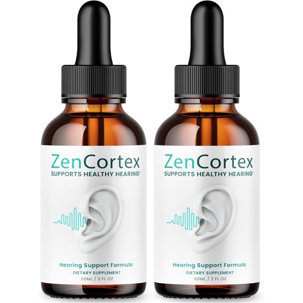 (2 Pack) Zencortex For Tinnitus Relief - Zencortex Drops for Ears, Zen ...