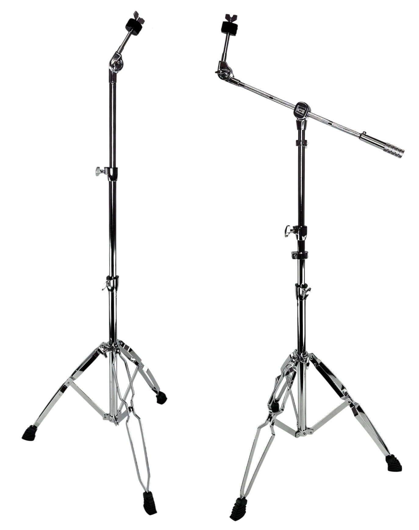 2 Pack Zenison Dual Cymbal Stand Pack Straight Cymbal Stand & Boom ...