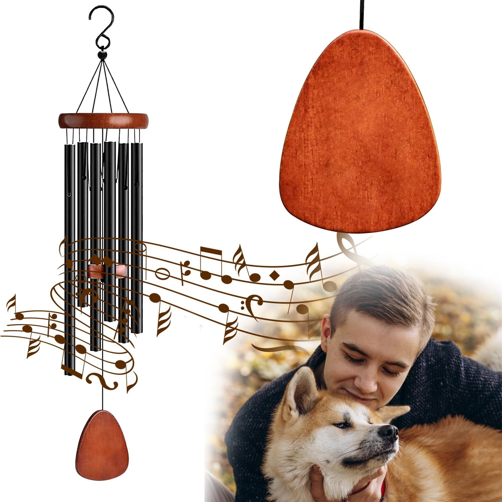 2 Pack by JKLJNXAWind Chimes,Commemorative Gift Garden Terrace ...