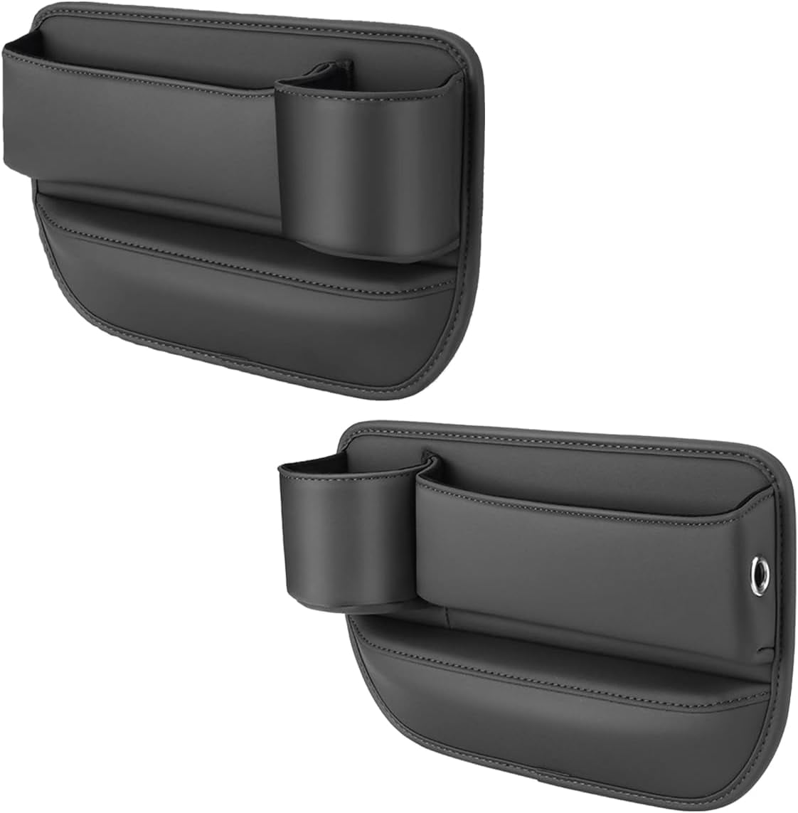 2-Pack car seat Gap Filler Organizer with Cup Holder Adjustable Car ...
