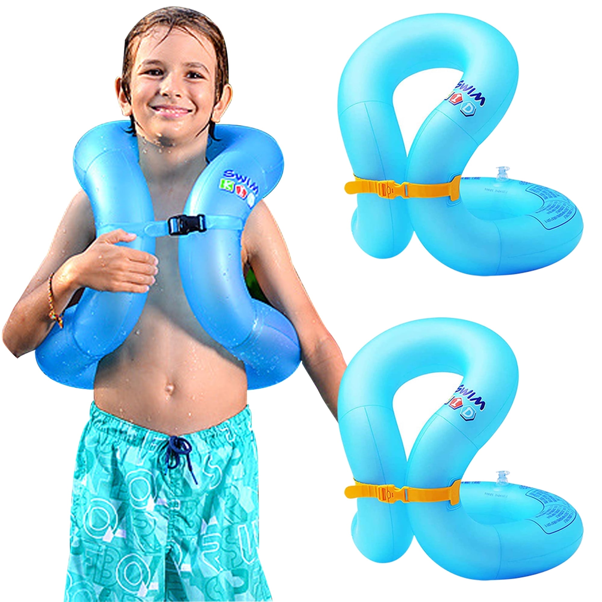 2 Pack cs/Adult, Portable Inflatable Pool Floats Swimming Ring with ...