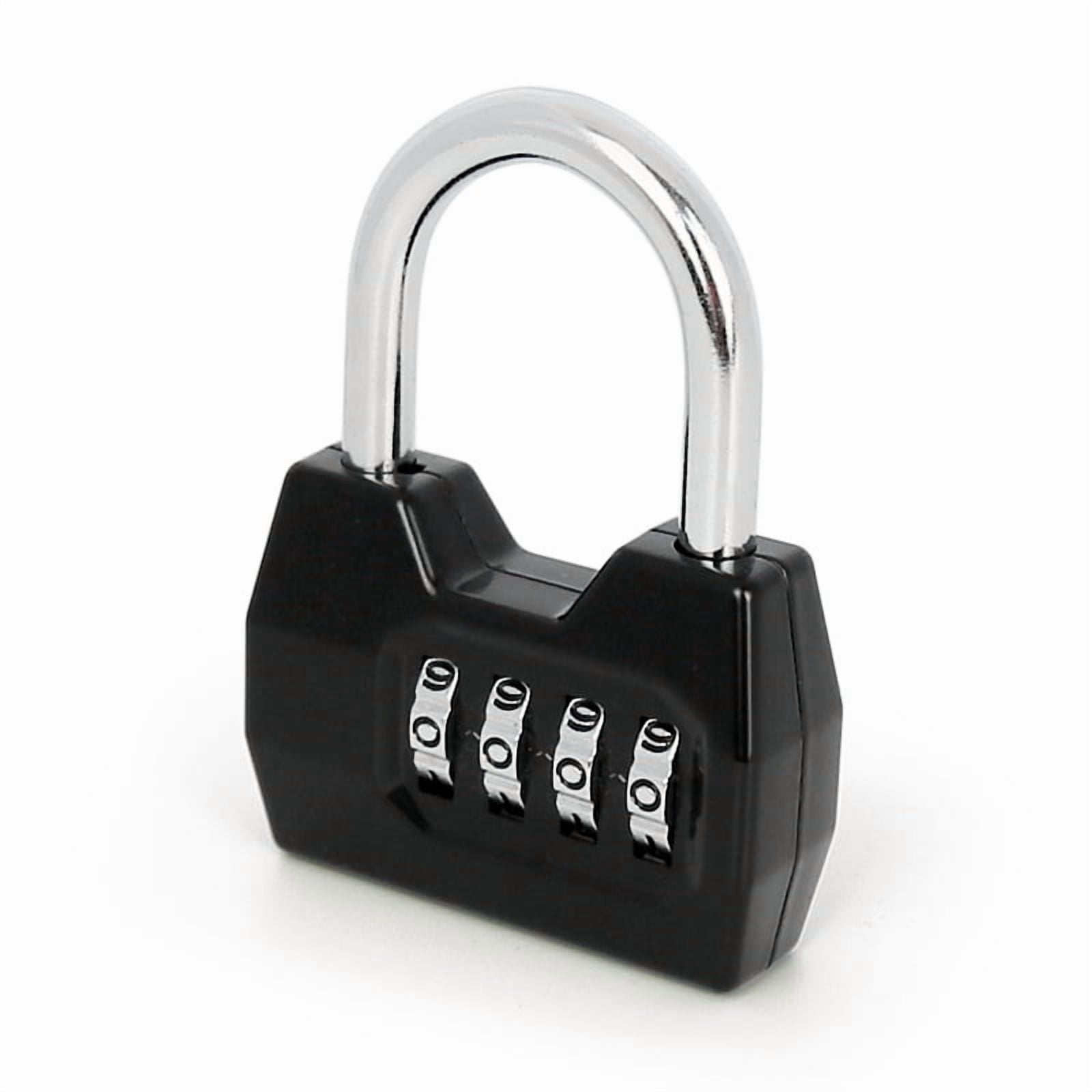 2 Pack disecu 4-Digit Combination Lock, Waterproof Outdoor Padlock for ...