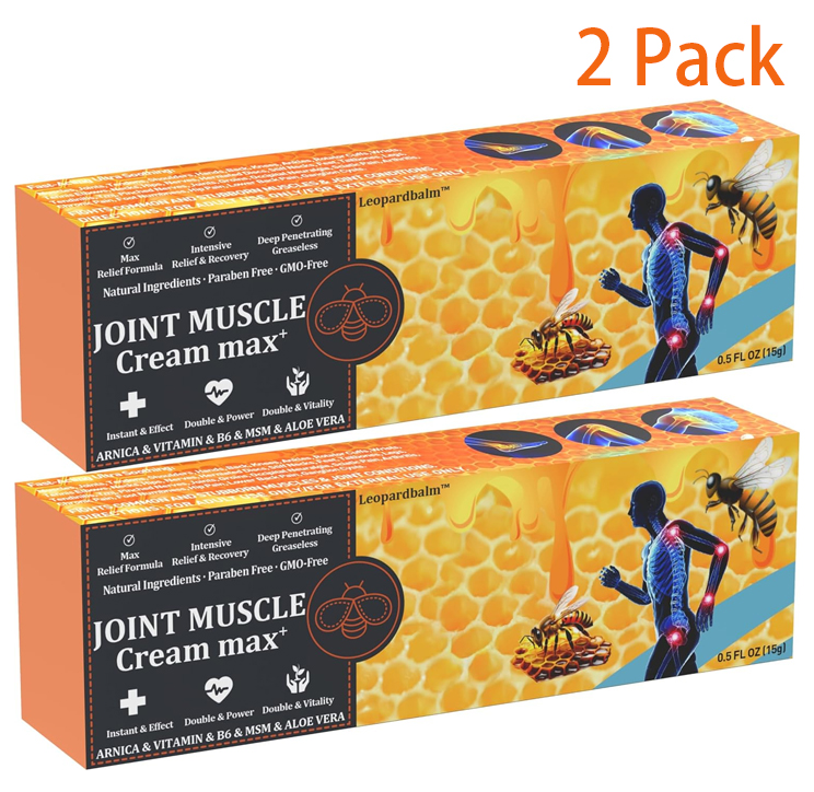 2 Pack Ᏼee toxin muscle cream, maximum strength joint and bone soothing ...