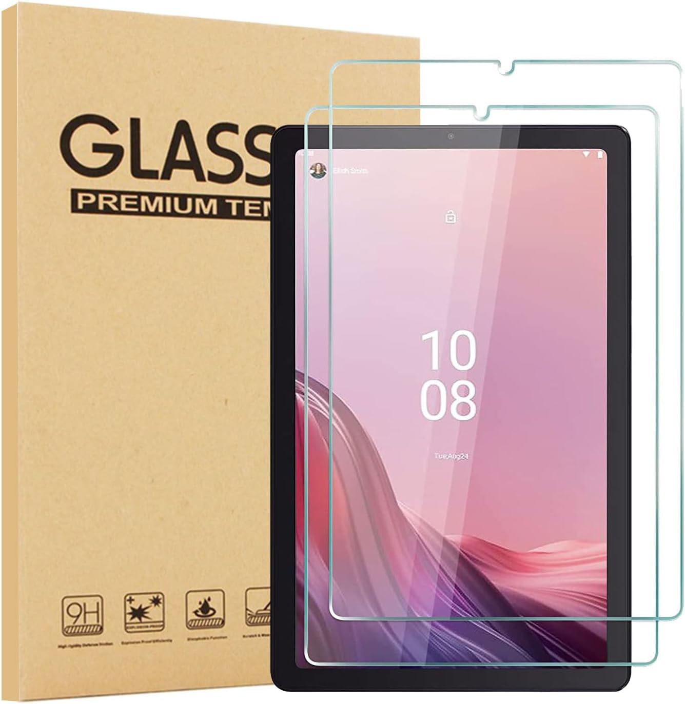 [2 Pack] elitegadget Screen Protector For NOOK 9" Lenovo Tablet (2024 ...