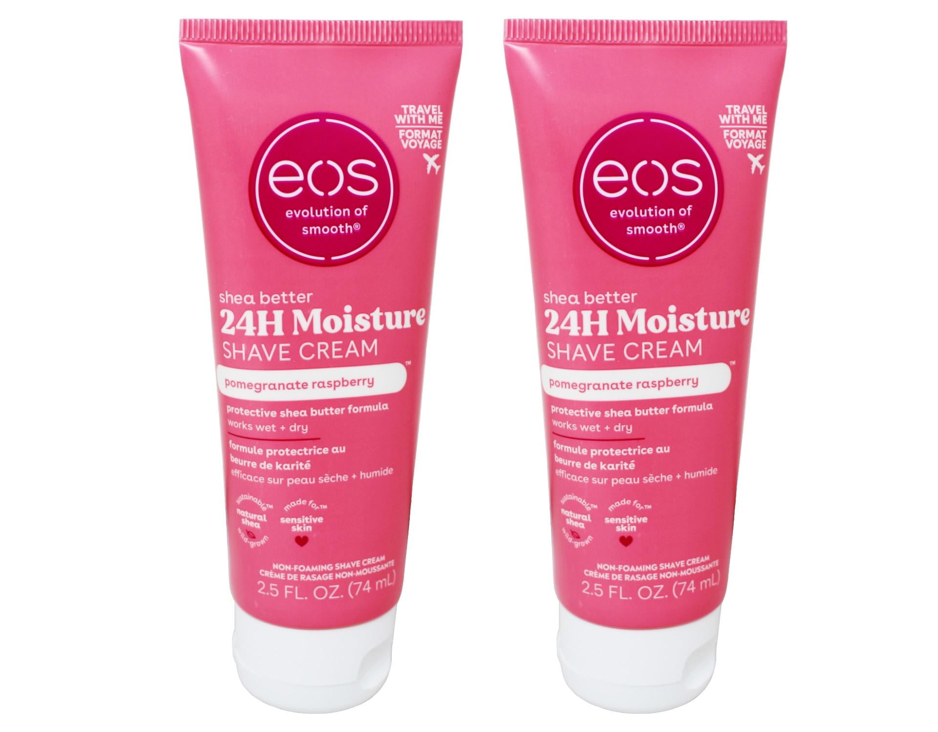 2 Pack eos Shave Cream Pomegranate Raspberry, 2.5 oz each - Walmart.com