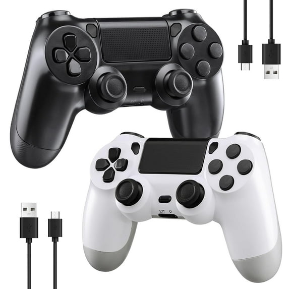 2 Pack for P4 Controller, Wireless Controller for P4/Pro/Slim/PC, with ...