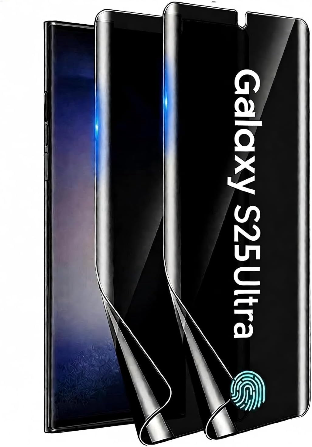 2 Pack for Samsung Galaxy S24 Ultra Screen Protector Privacy 6.8 inch ...