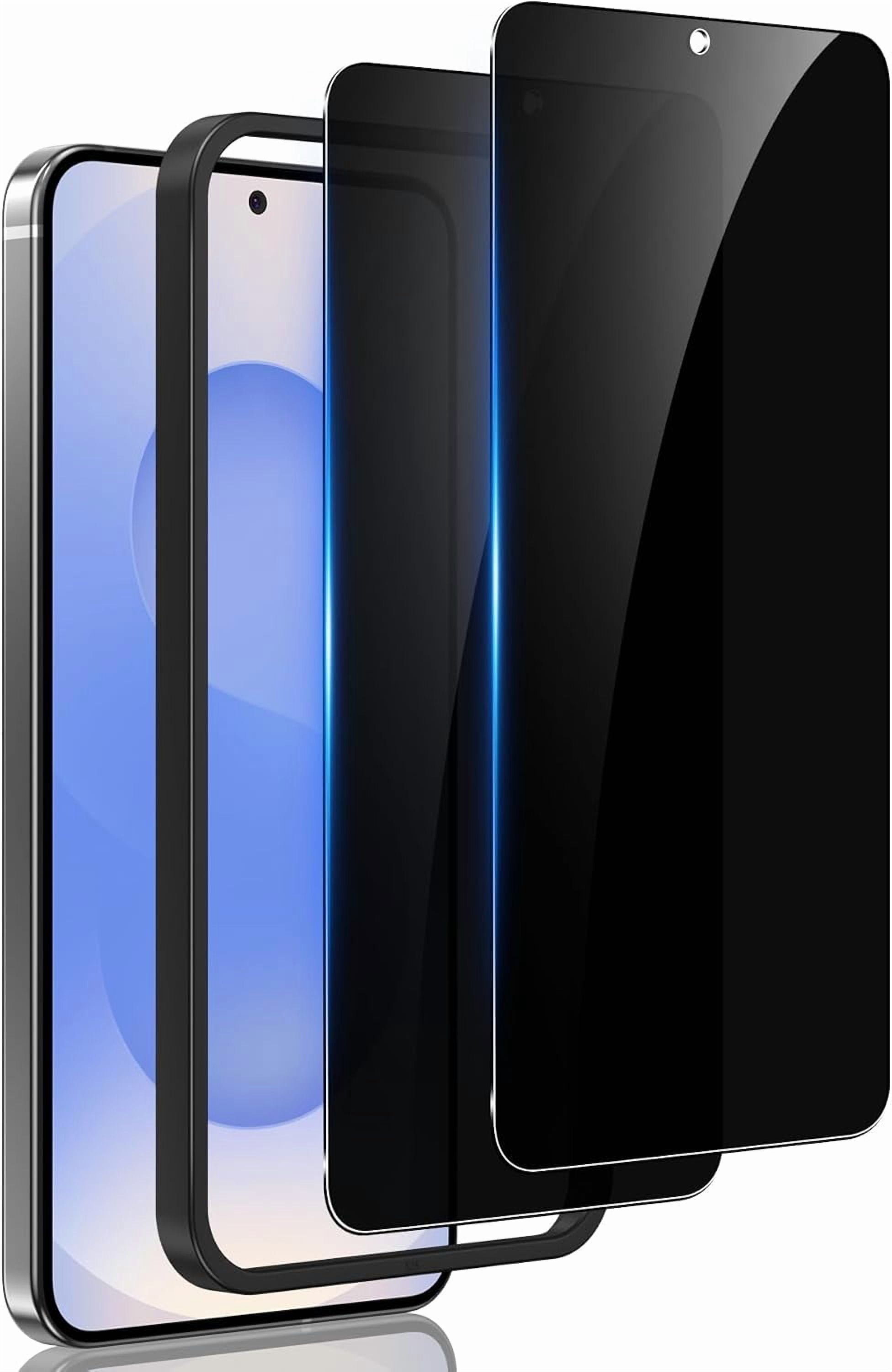 2 Pack for Samsung Galaxy S25 FE Privacy Screen Protector Tempered ...