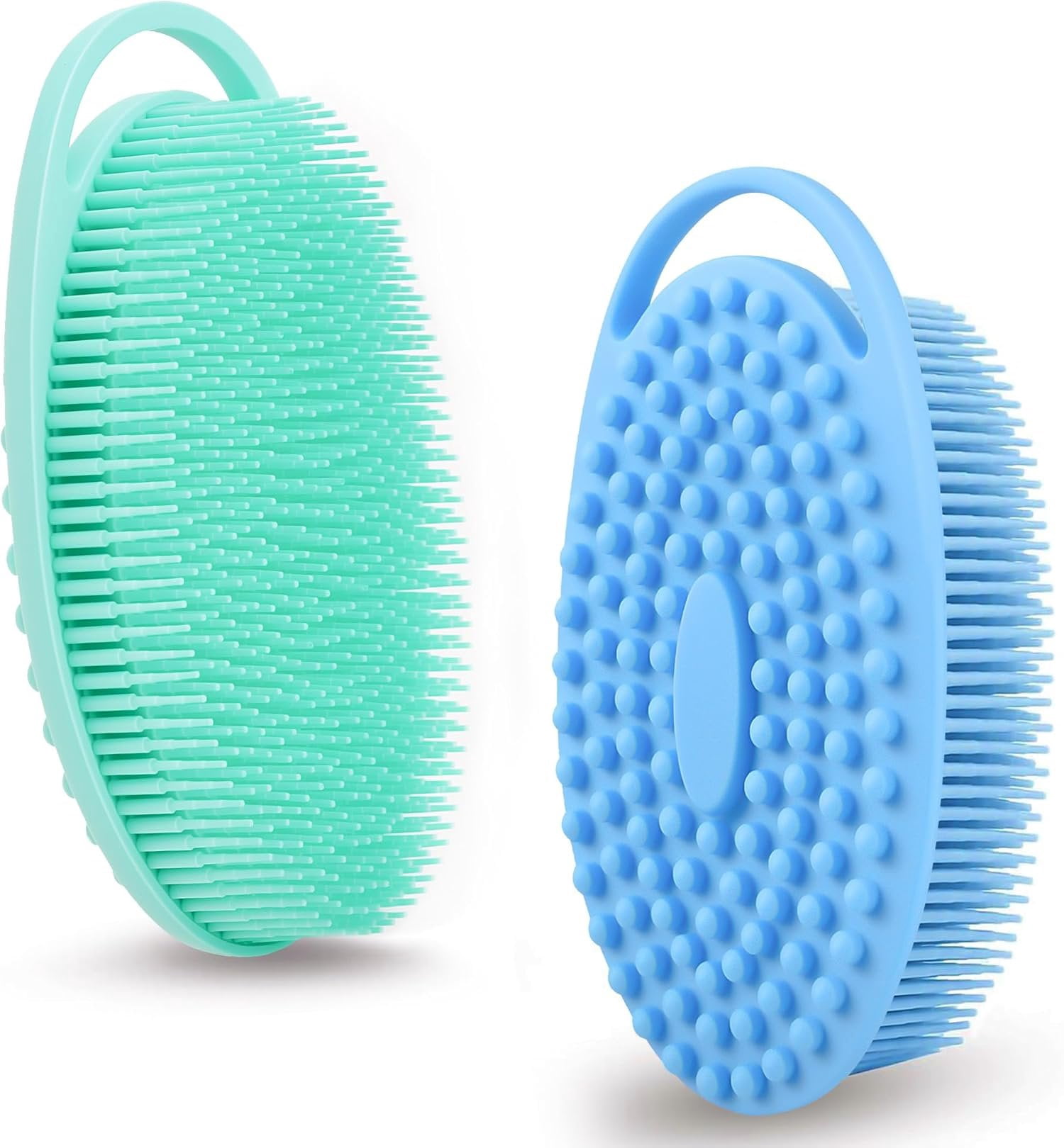 2 Pack for Shower, Soft & Gentle Loofah Alternative for , Quick-Drying ...