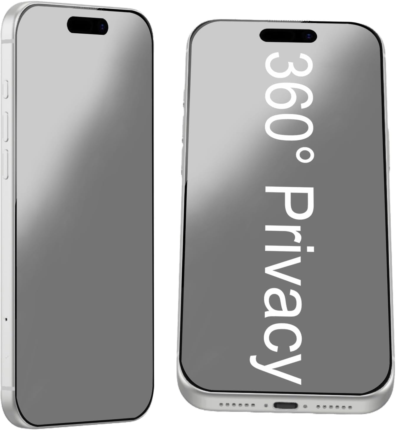 2 Pack for iPhone Air 360 Degree Matte Privacy Screen Protector Anti ...
