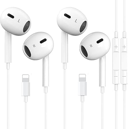 2 Pack-for iPhone Headphones Wired Earbuds/Earphones Built-in ...