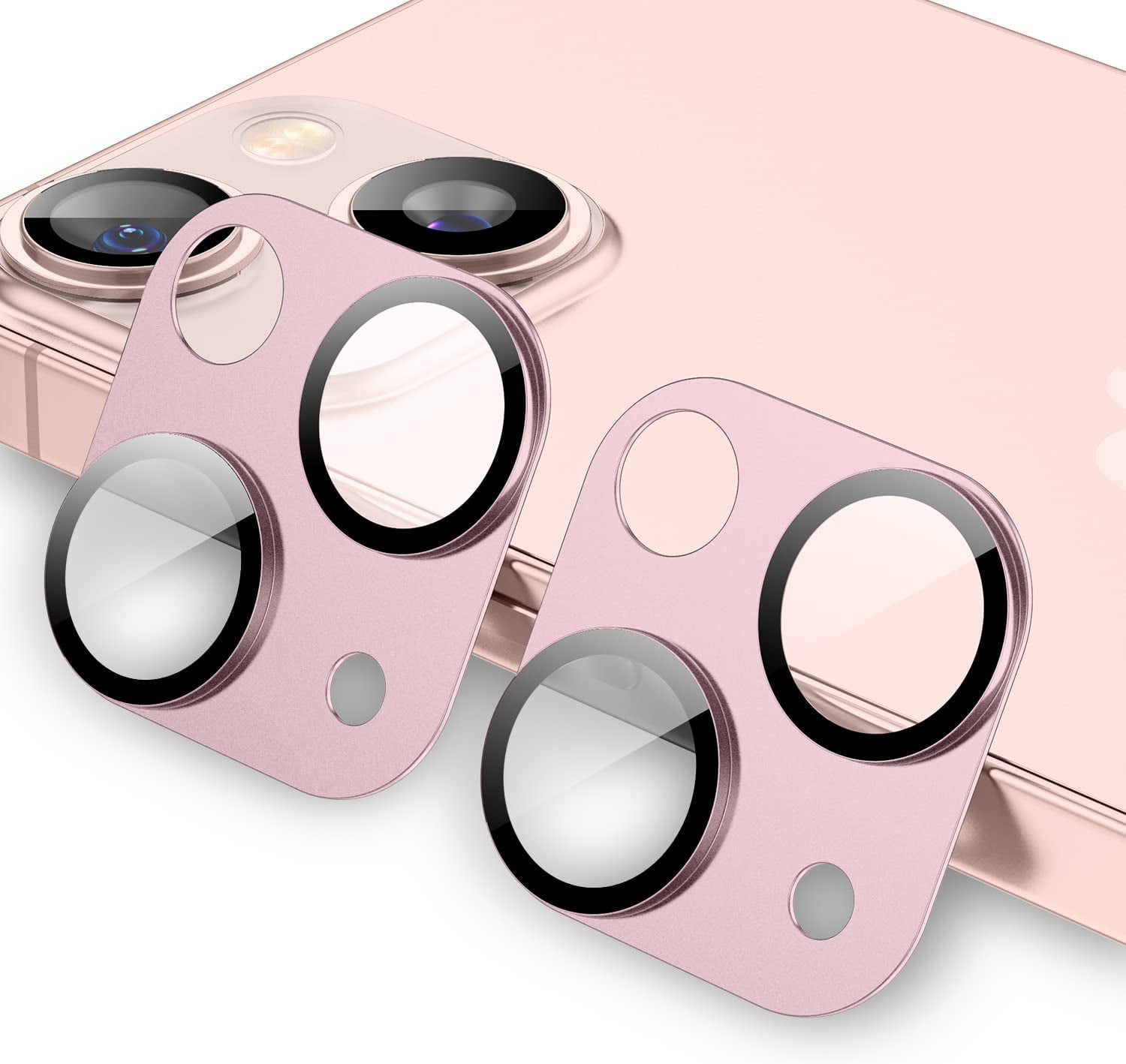 [2 Pack for iPhone 13 6.1"/ iPhone 13 Mini 5.4" Metal Camera Lens ...