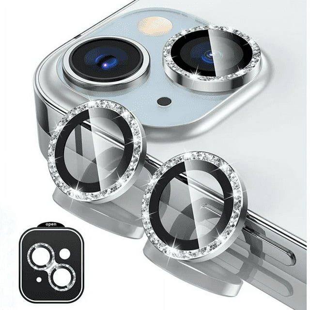 2 Pack - iPhone 15 / iPhone 15 Plus Camera Lens Protector, 9H Tempered ...