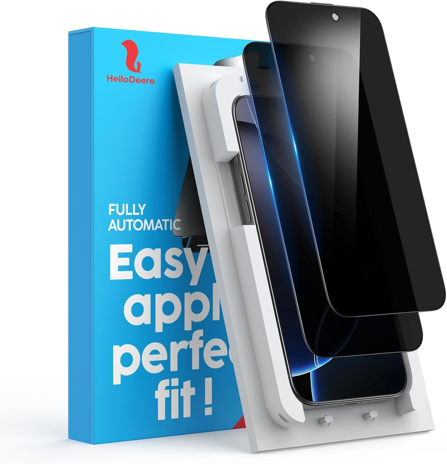 2 Pack for iPhone 15 Privacy Screen Protector,Anti Spy HD Tempered ...