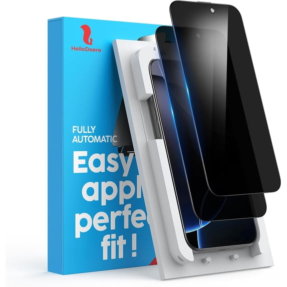 2 Pack for iPhone 15 Privacy Screen Protector,Anti Spy HD Tempered ...